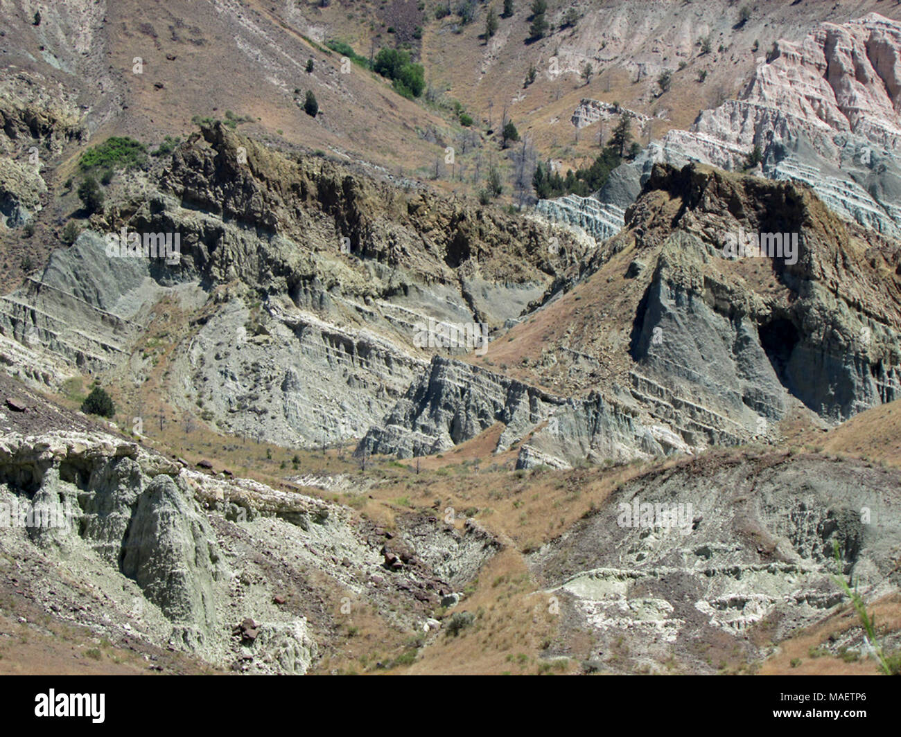 Sheep Rock Unit at John Day Fossil Beds NM in Stock Photo - Alamy