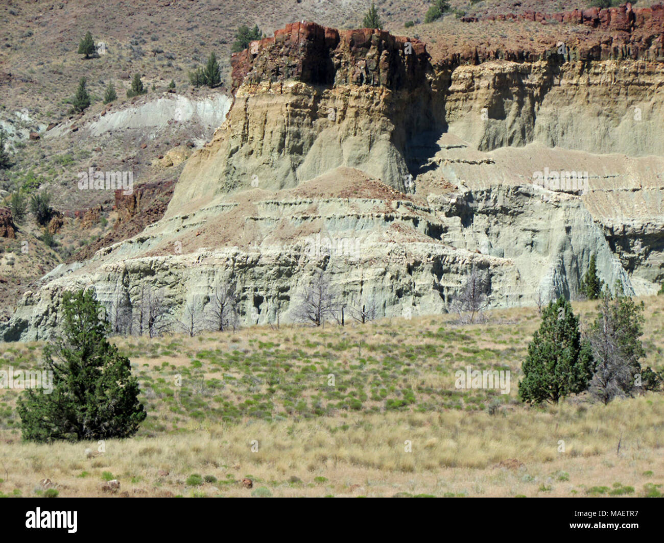 Sheep Rock Unit at John Day Fossil Beds NM in Stock Photo - Alamy