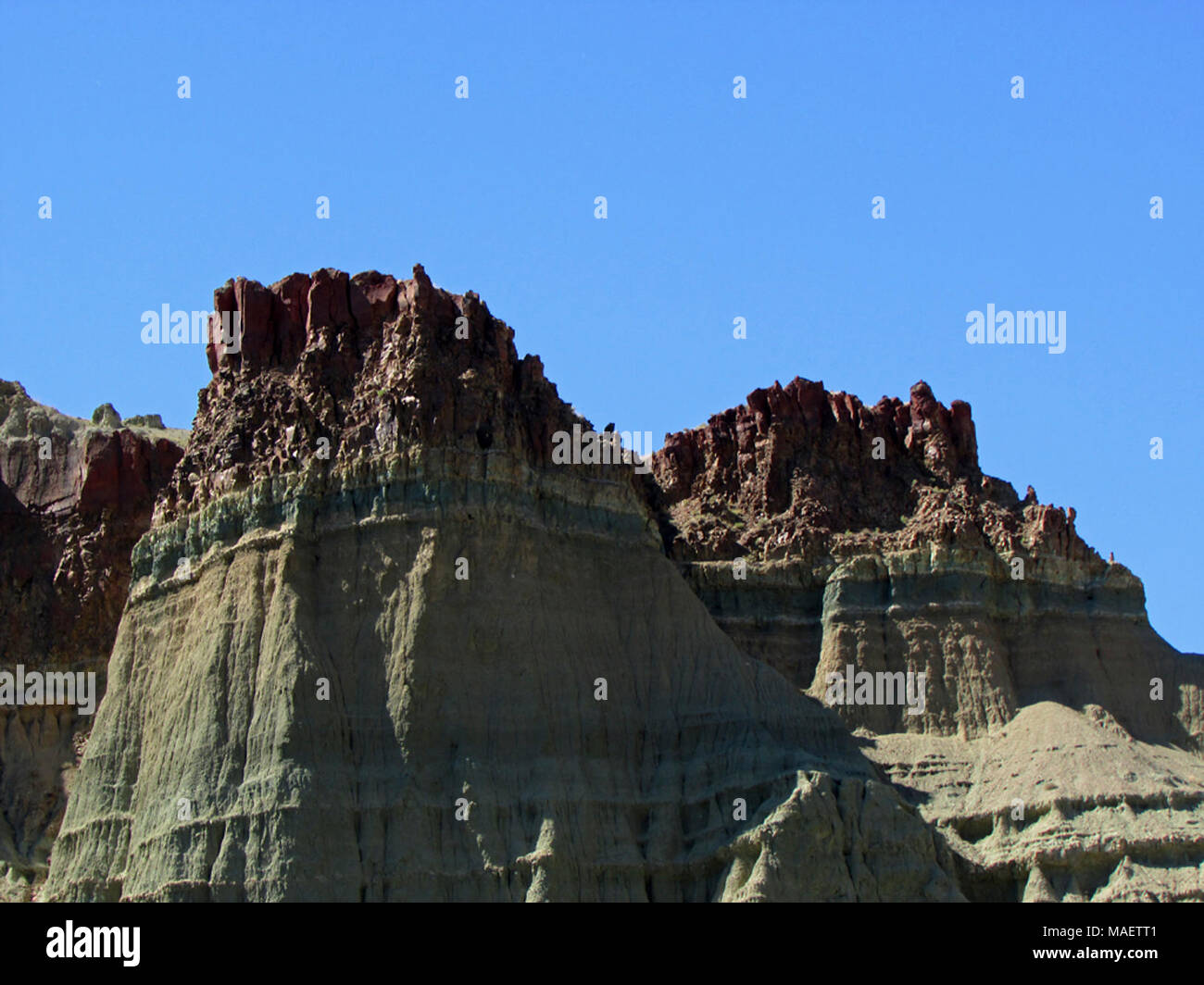 Sheep Rock Unit at John Day Fossil Beds NM in Stock Photo - Alamy