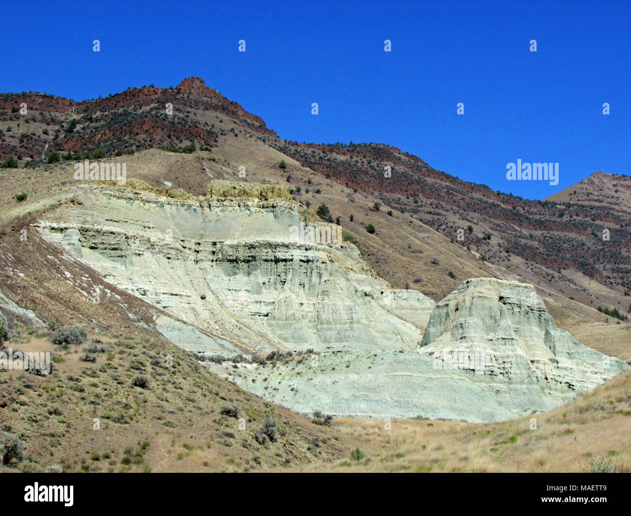 Sheep Rock Unit at John Day Fossil Beds NM in Stock Photo - Alamy