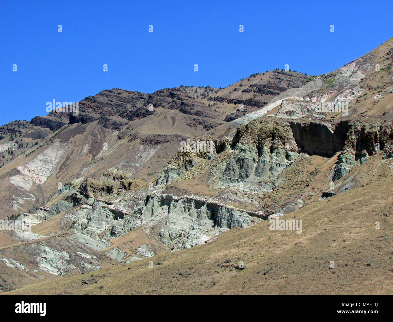 Sheep Rock Unit at John Day Fossil Beds NM in Stock Photo - Alamy