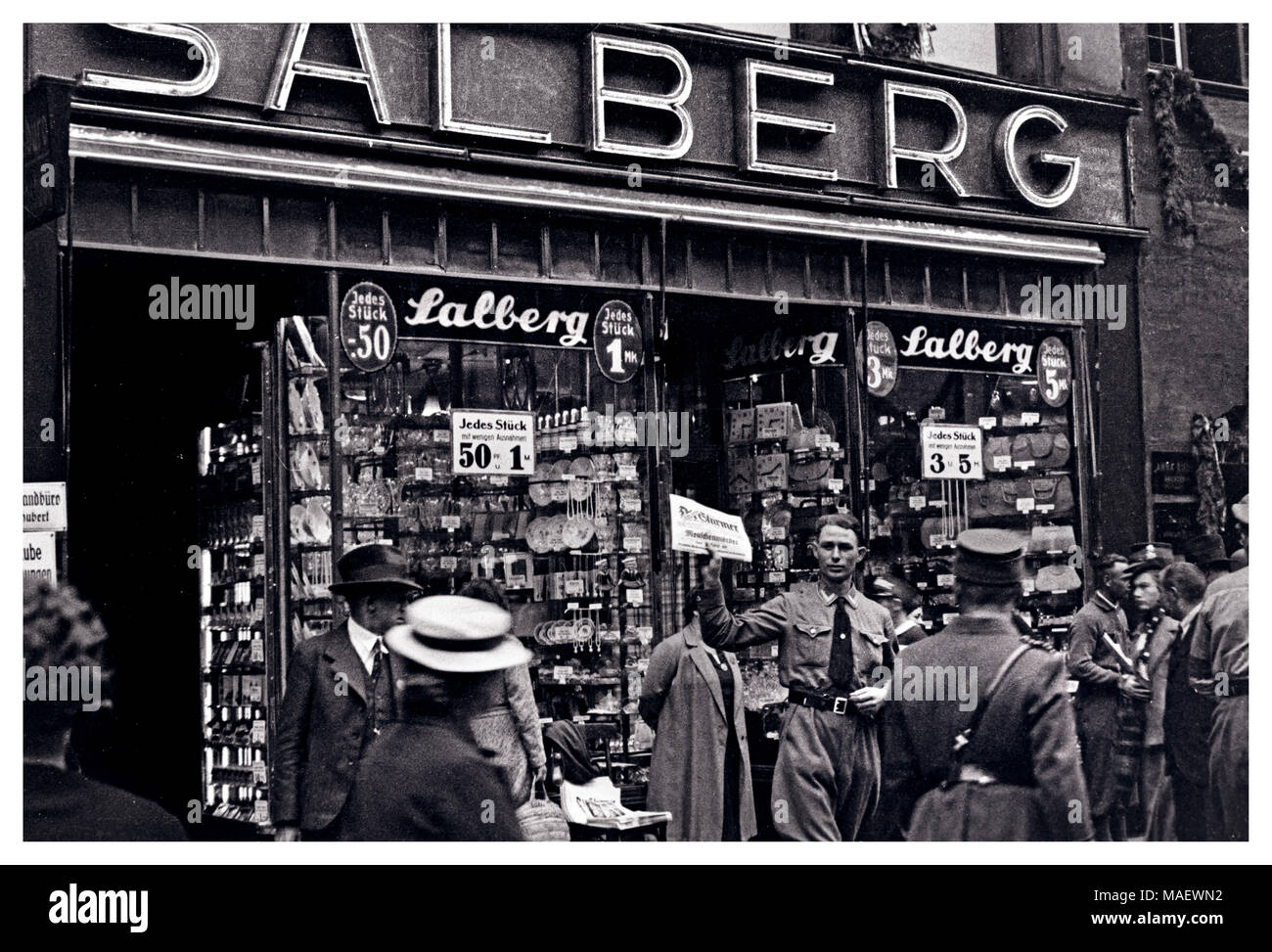 1930’s Nazi propaganda Sturmabteilung ‘Brown Shirt’ paramilitary ...