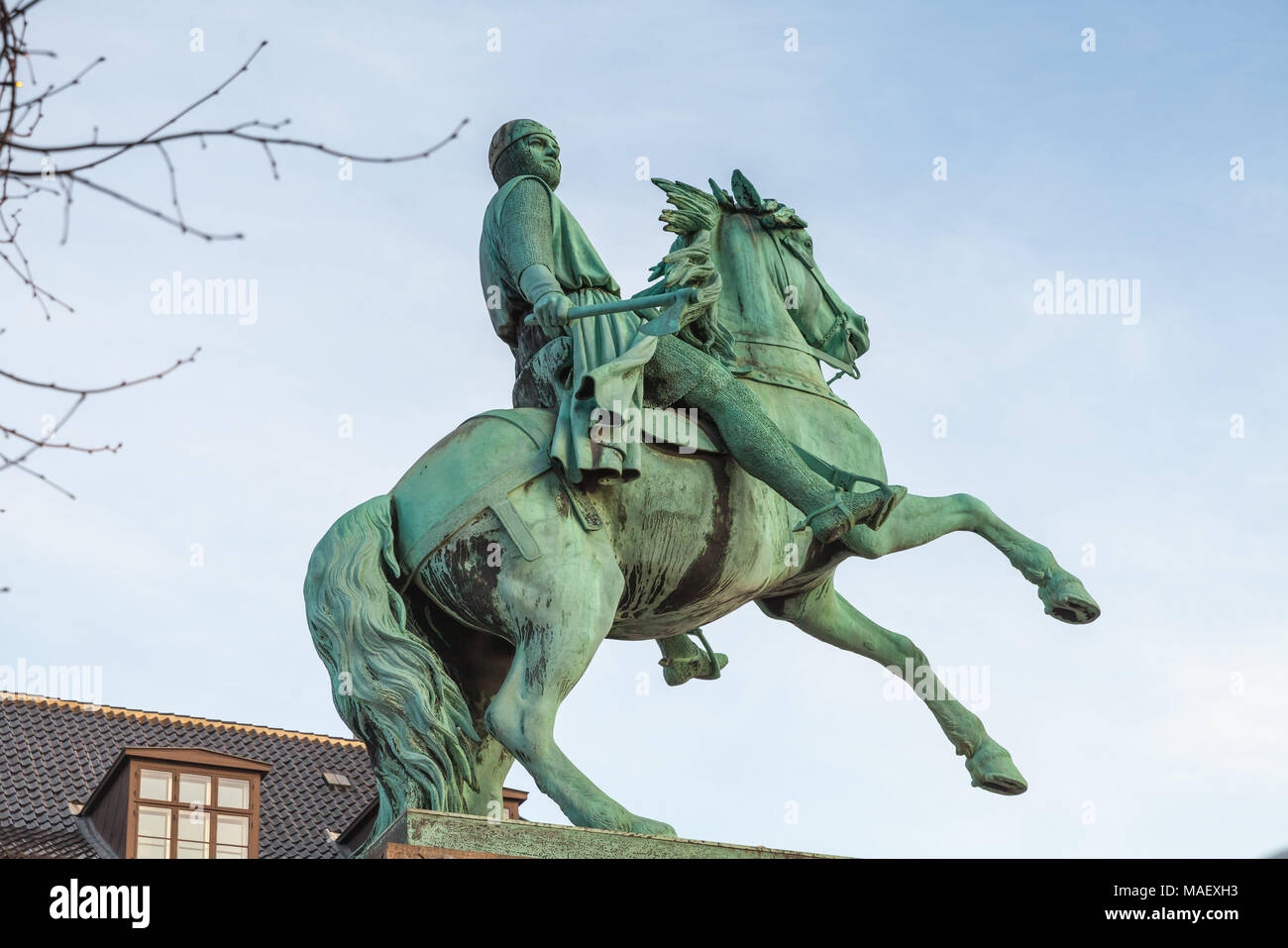 Equestrian statue of bishop absalon hi-res stock photography and images ...