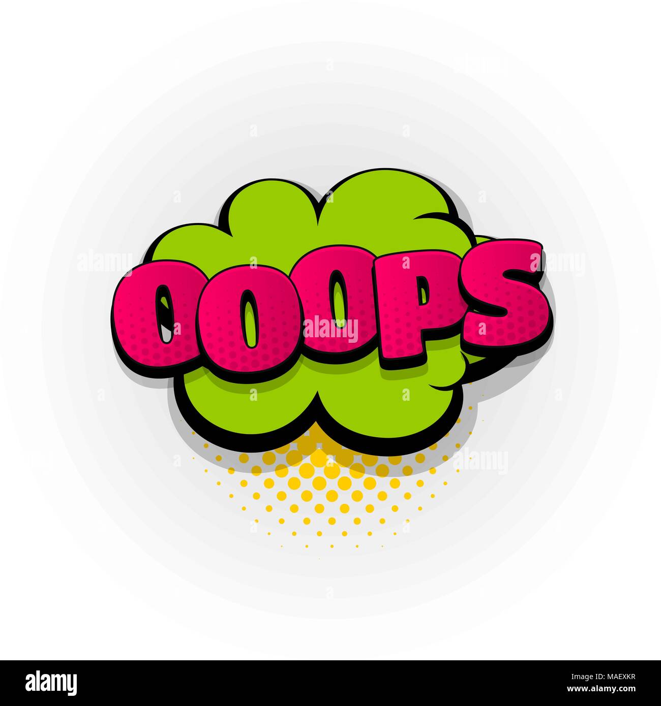 Ouch comic hi-res stock photography and images - Alamy