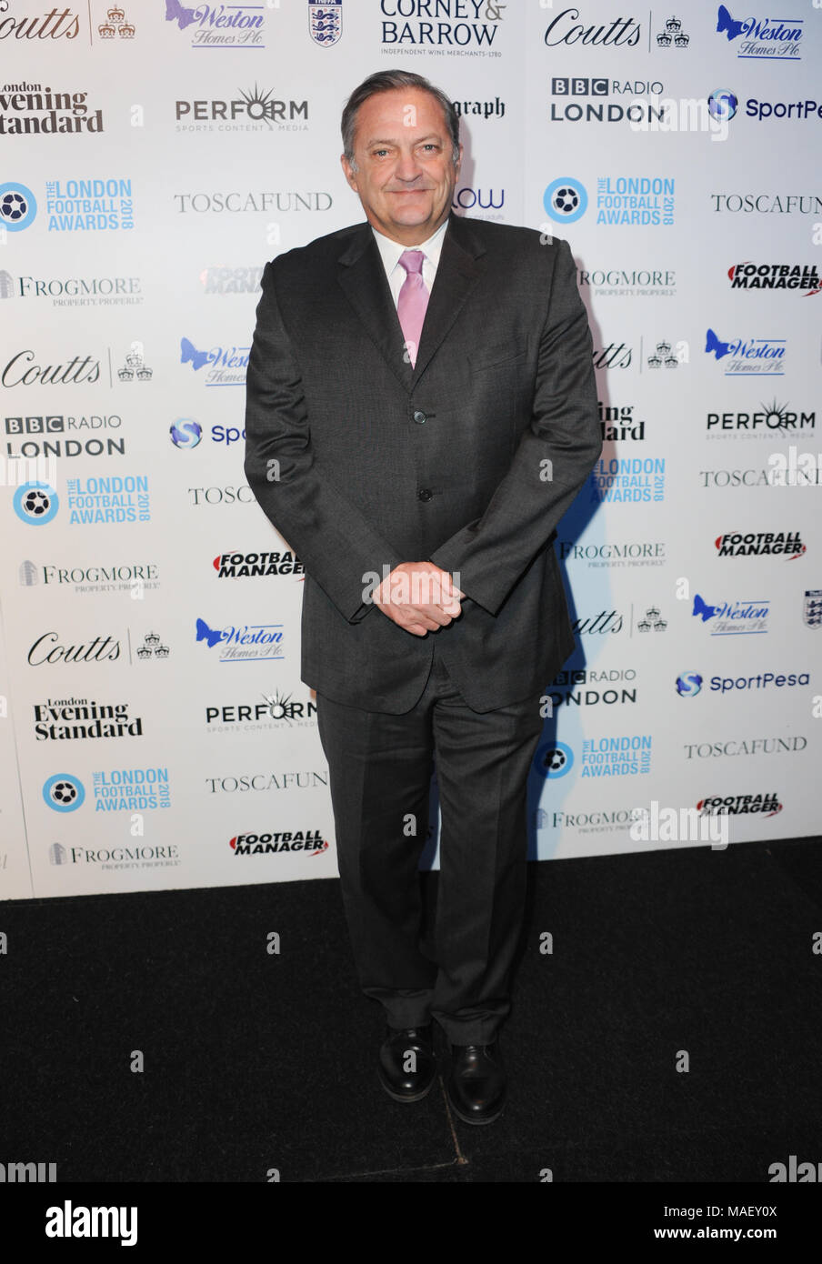 2018 London Football Awards at Battersea Evolution Featuring: Gary ...