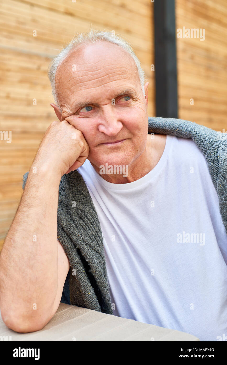 Senior Man Outdoors Stock Photo - Alamy