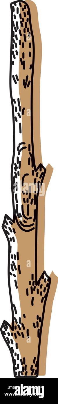 moved color nature tree stem texture plant vector illustration Stock ...