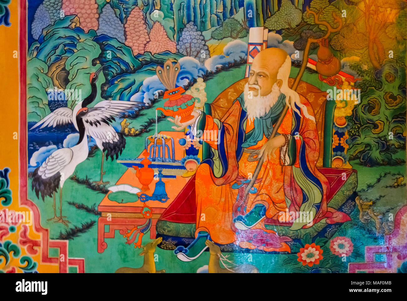 Tibetan Monastery Painting High Resolution Stock Photography and Images ...