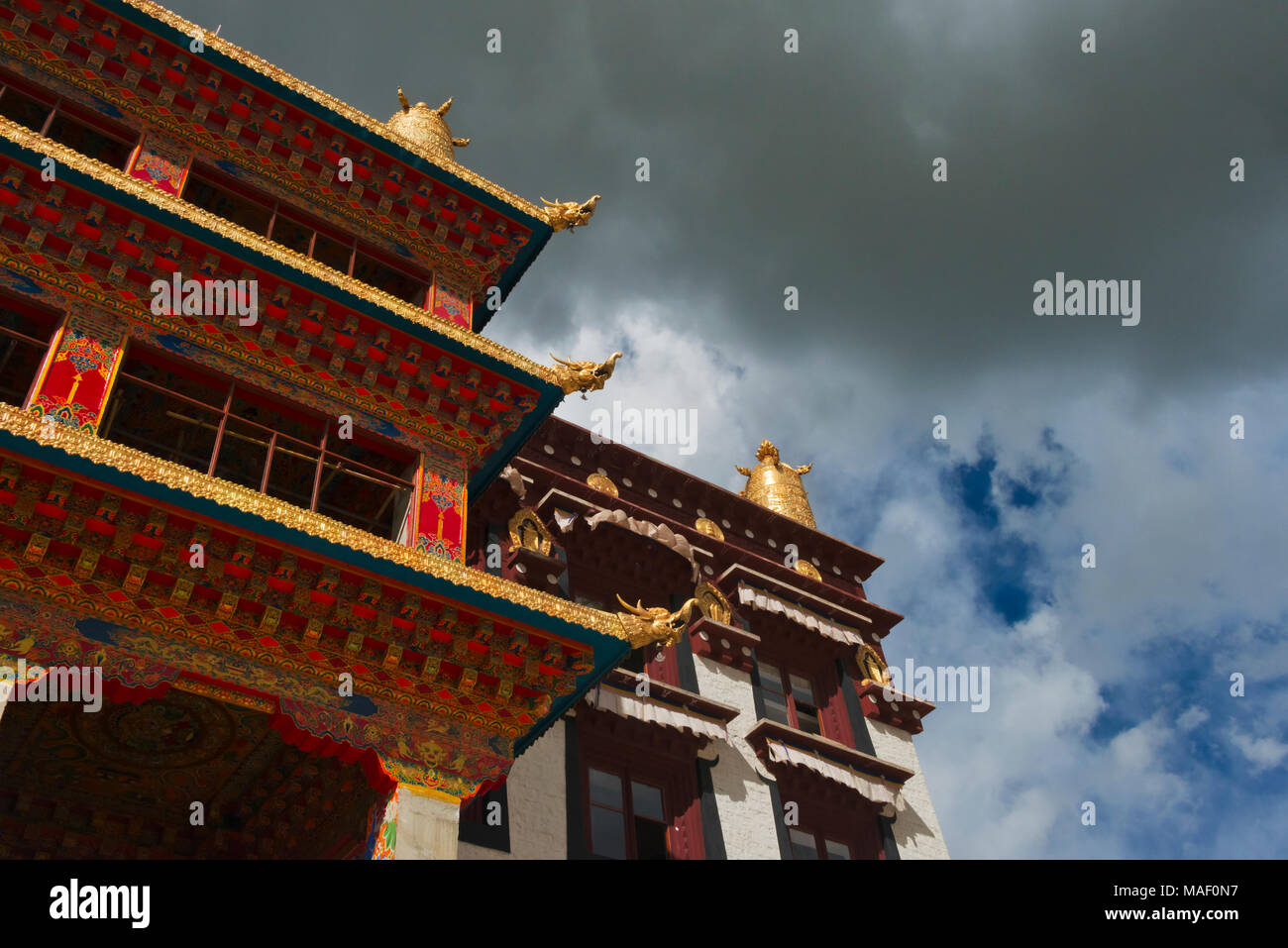 Litang Monastery (Changchunkeersi), Litang, western Sichuan, China ...