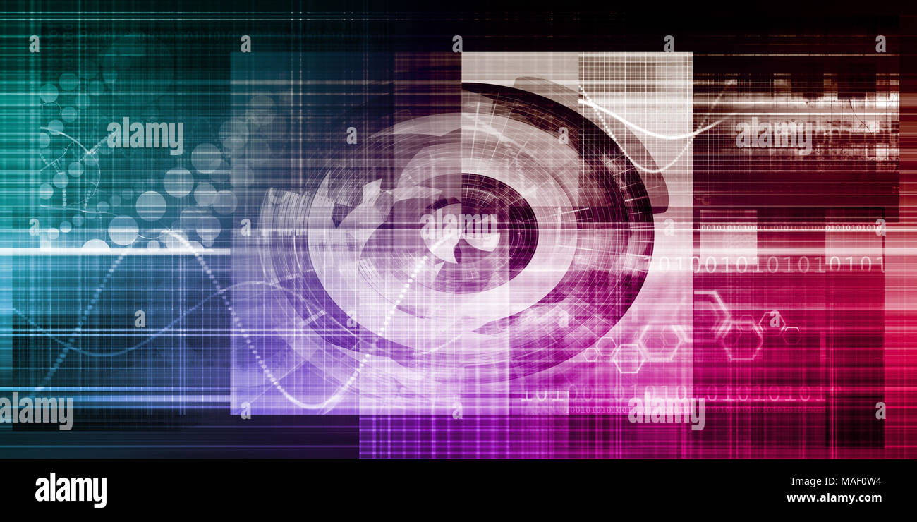 A Technology Industry Network As a Wallpaper Stock Photo - Alamy