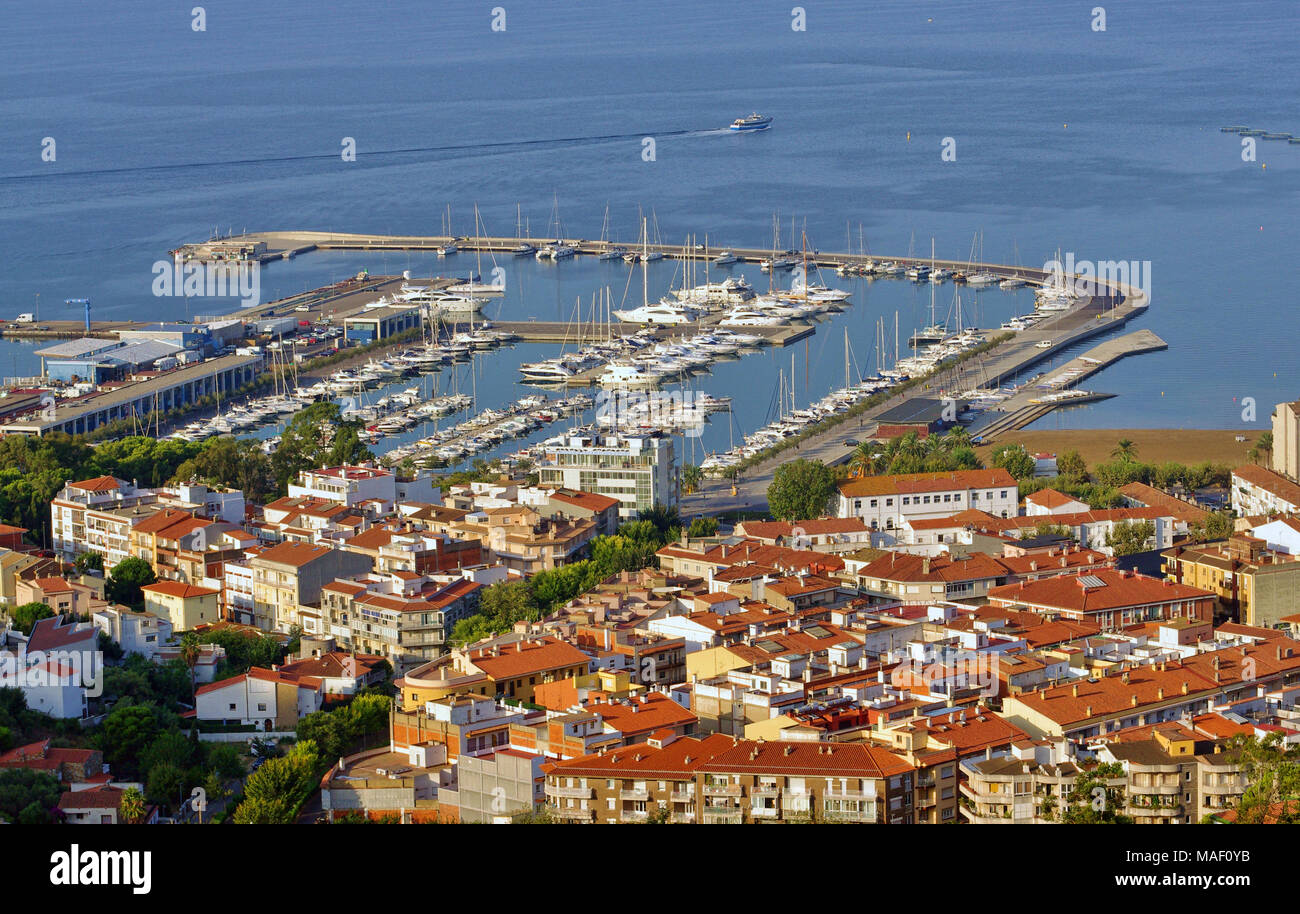 port of Roses, resort in Costa Brava. Spain Stock Photo - Alamy