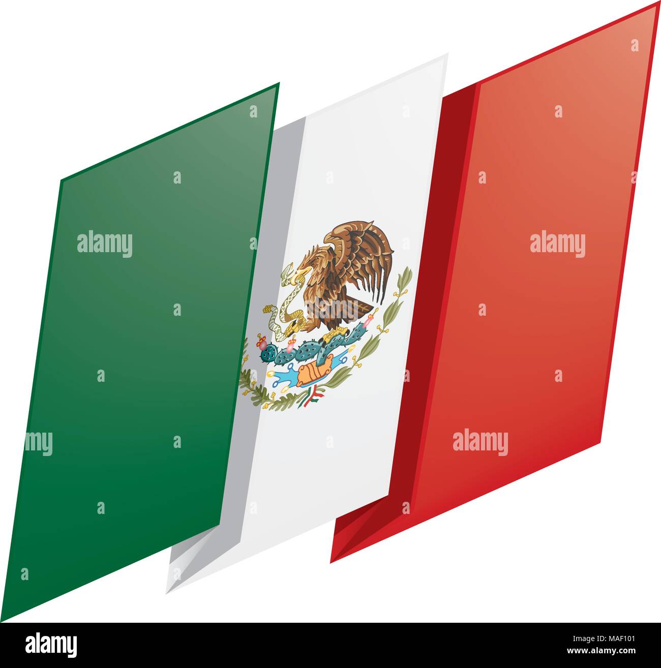 Mexican flag, vector illustration Stock Vector Image & Art - Alamy