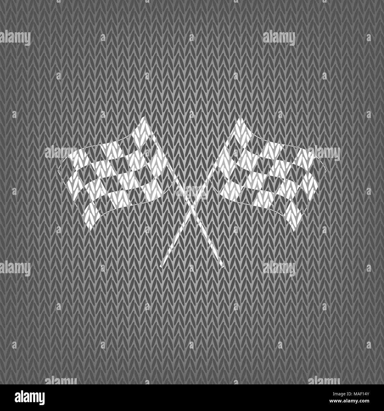 Checkered flag waving in wind Stock Vector Images - Alamy