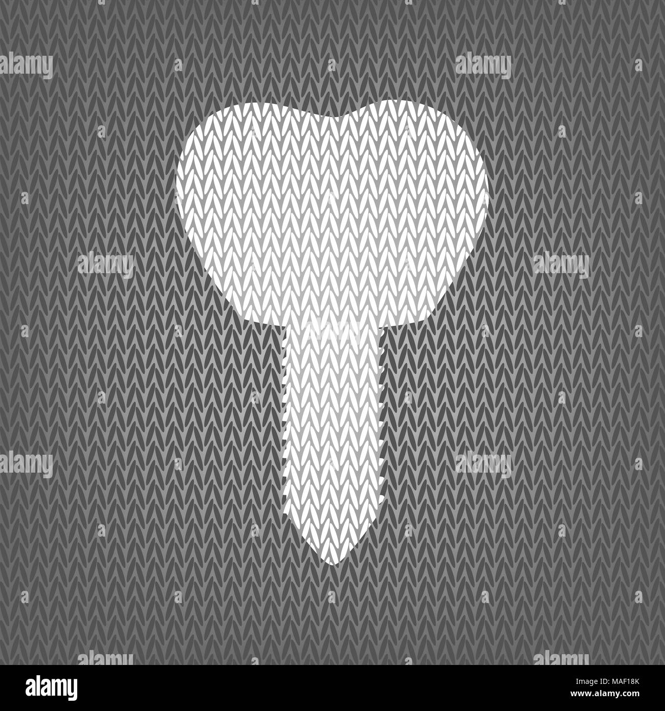 Bone tooth mark Stock Vector Images - Alamy