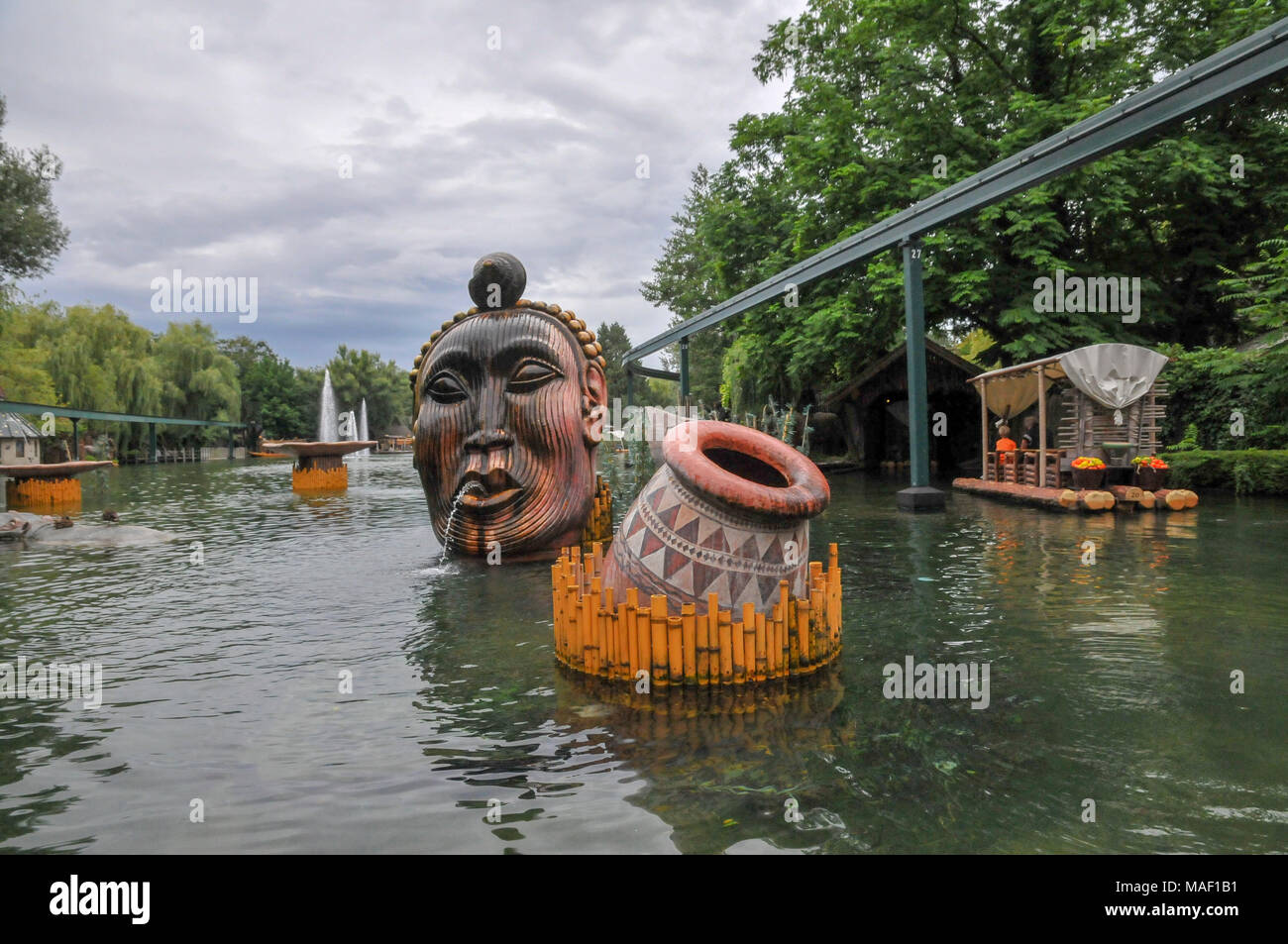 Europa-Park is the largest theme park in Germany. is located at Rust ...