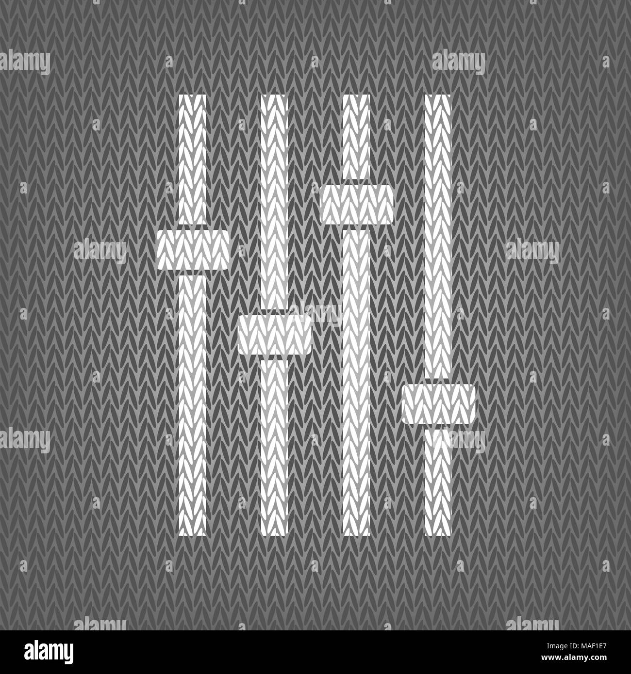 Dial on musical amplifier Stock Vector Images - Alamy