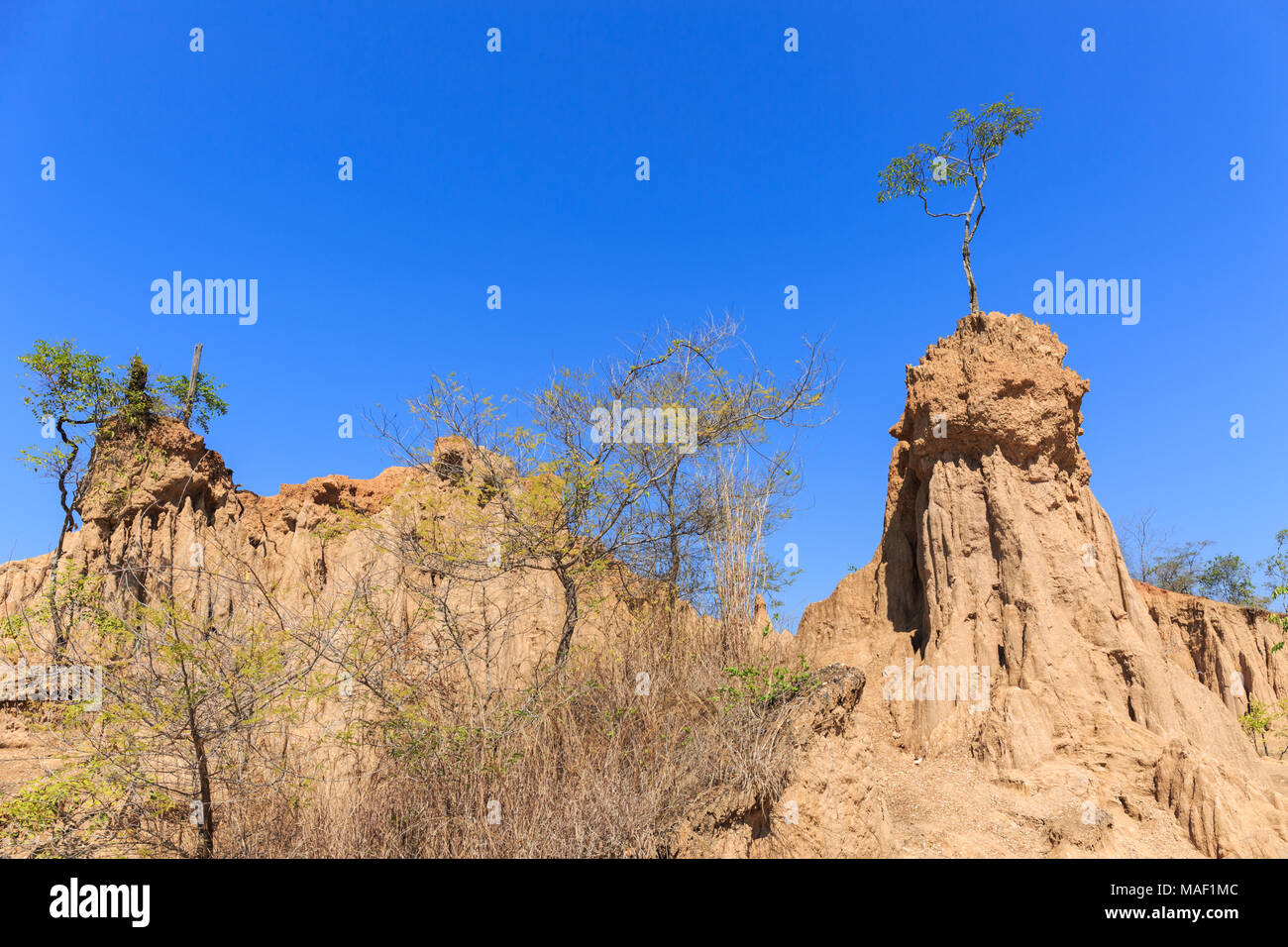 The pillar of the soil is called "Sao Din Na Noi". Located in Sri Nan ...