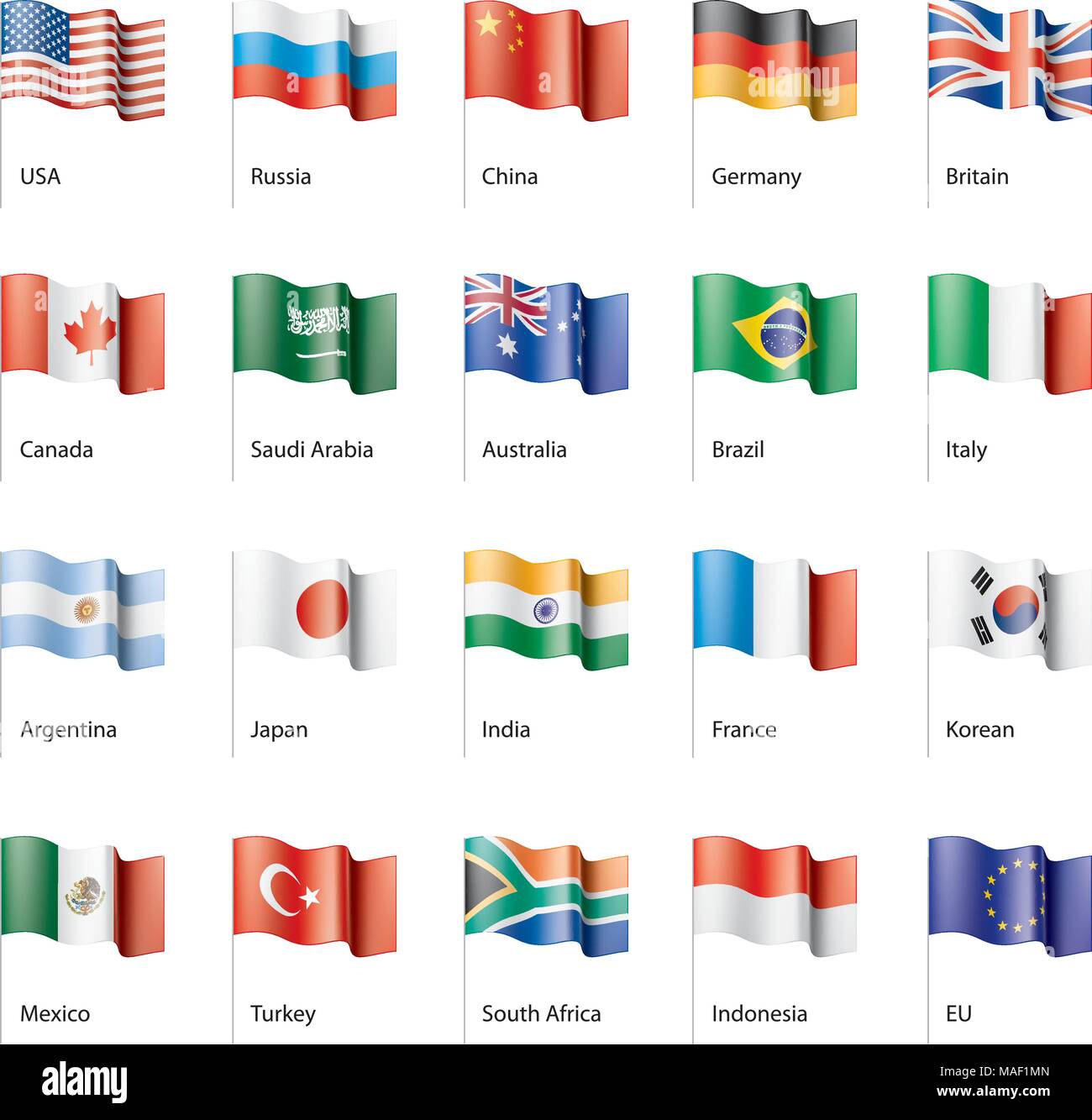 Flags of the world hi-res stock photography and images - Alamy