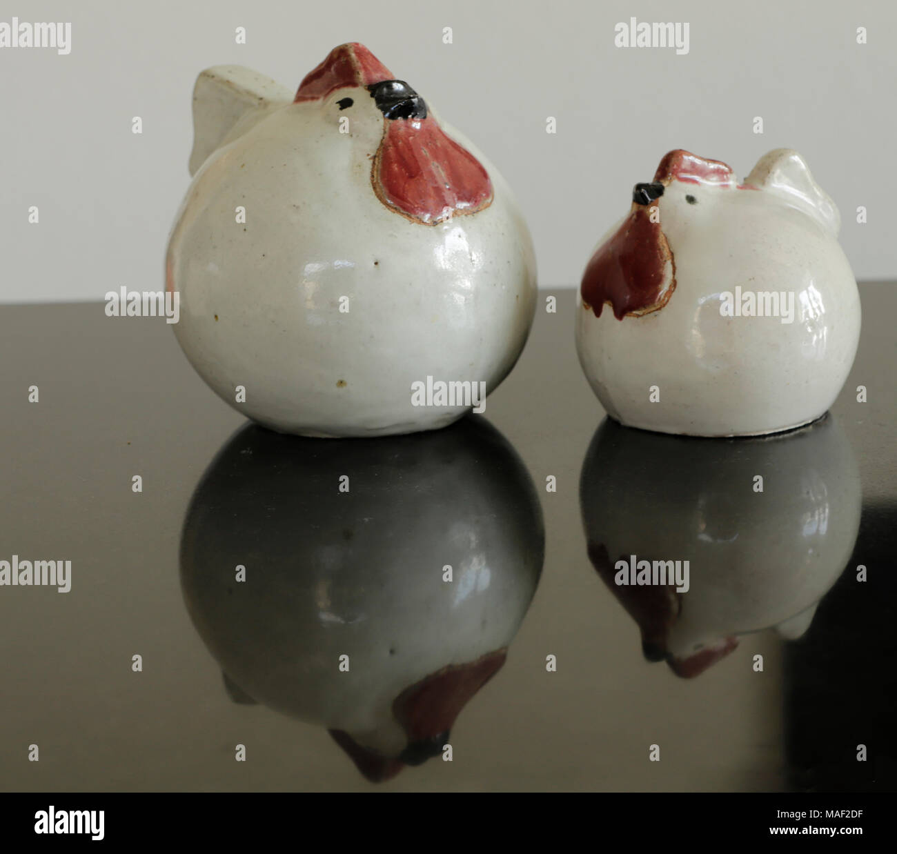 handmade chicken of ceramic Stock Photo - Alamy