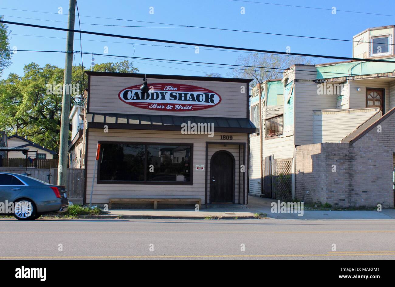 the caddy shack 1809 Washington Ave, Houston, TX 77007, USA Stock Photo ...