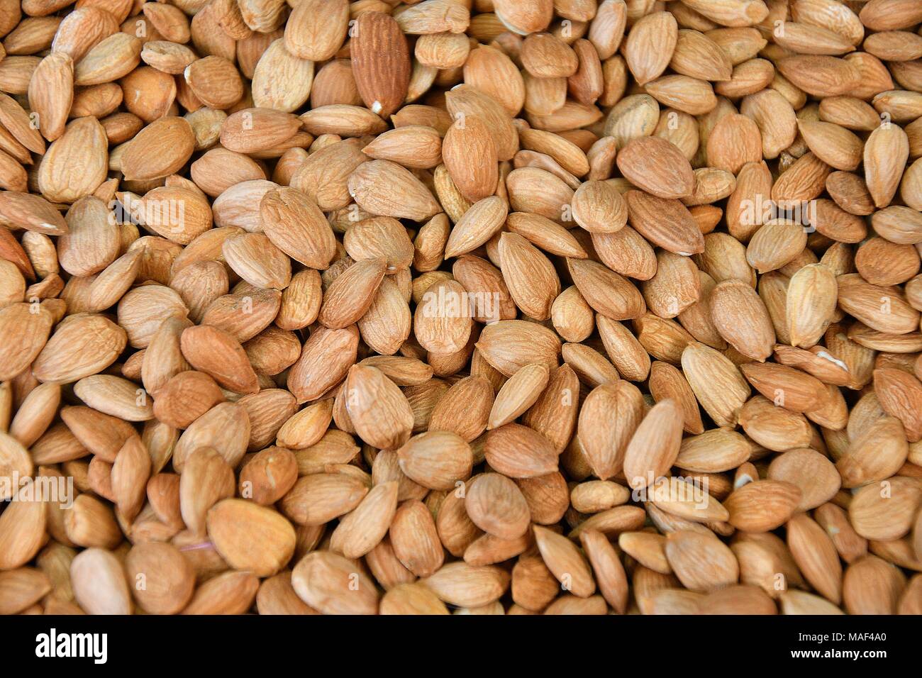 Dried almond kernel sold at the Bazaar Stock Photo - Alamy