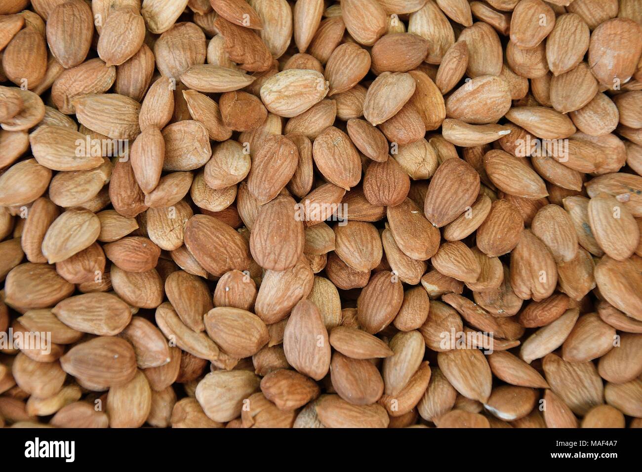 Dried almond kernel sold at the Bazaar Stock Photo - Alamy