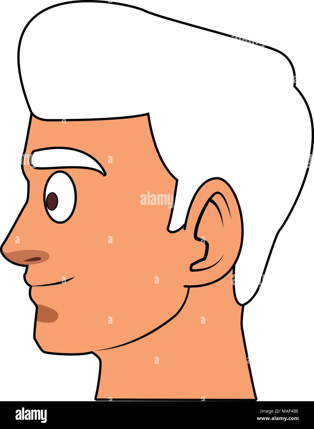 Man head cartoon Stock Vector Image & Art - Alamy
