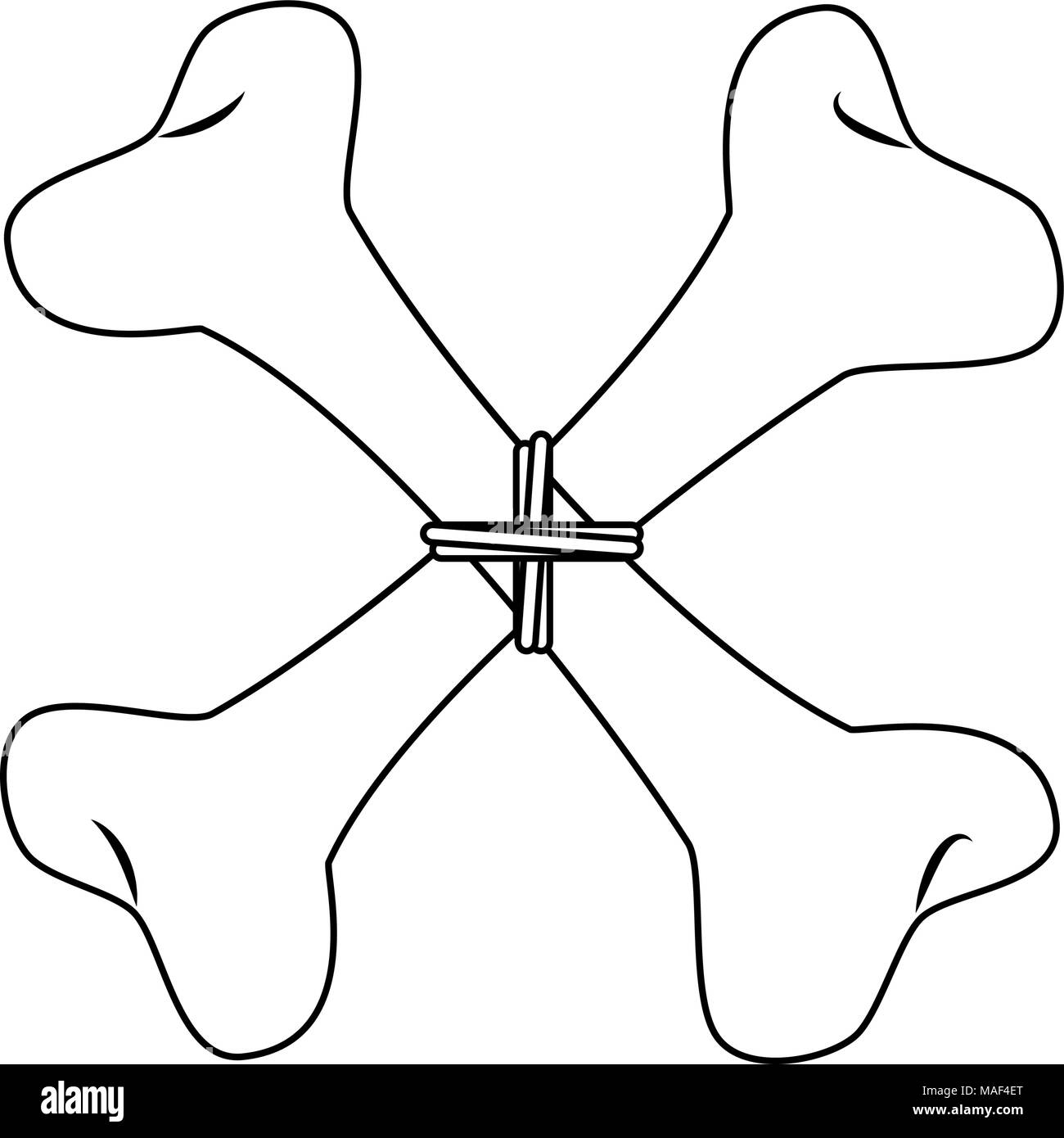 Bones crossed Stock Vector Images - Alamy