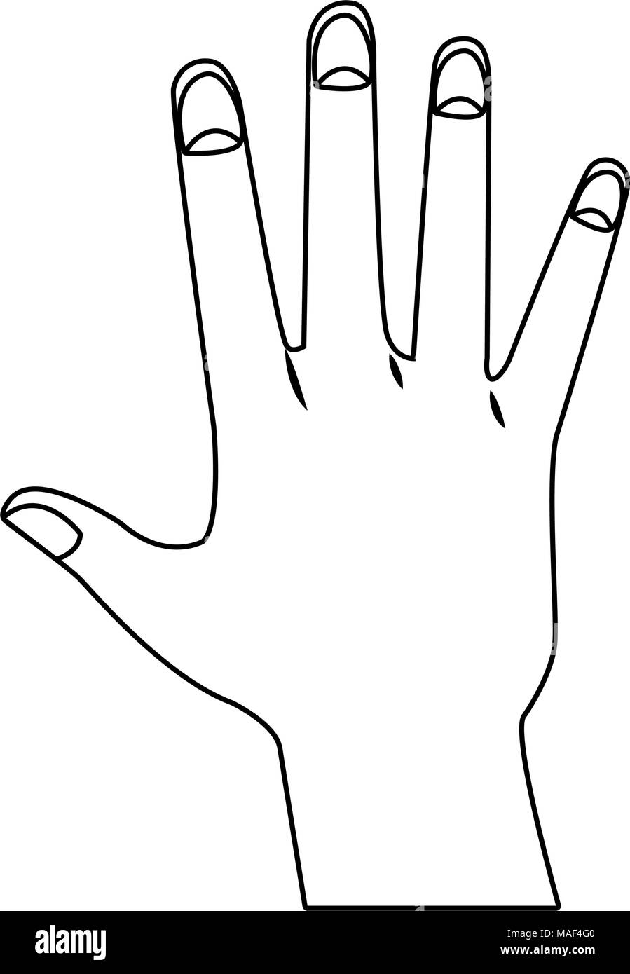 Human hand cartoon Stock Vector Image & Art - Alamy