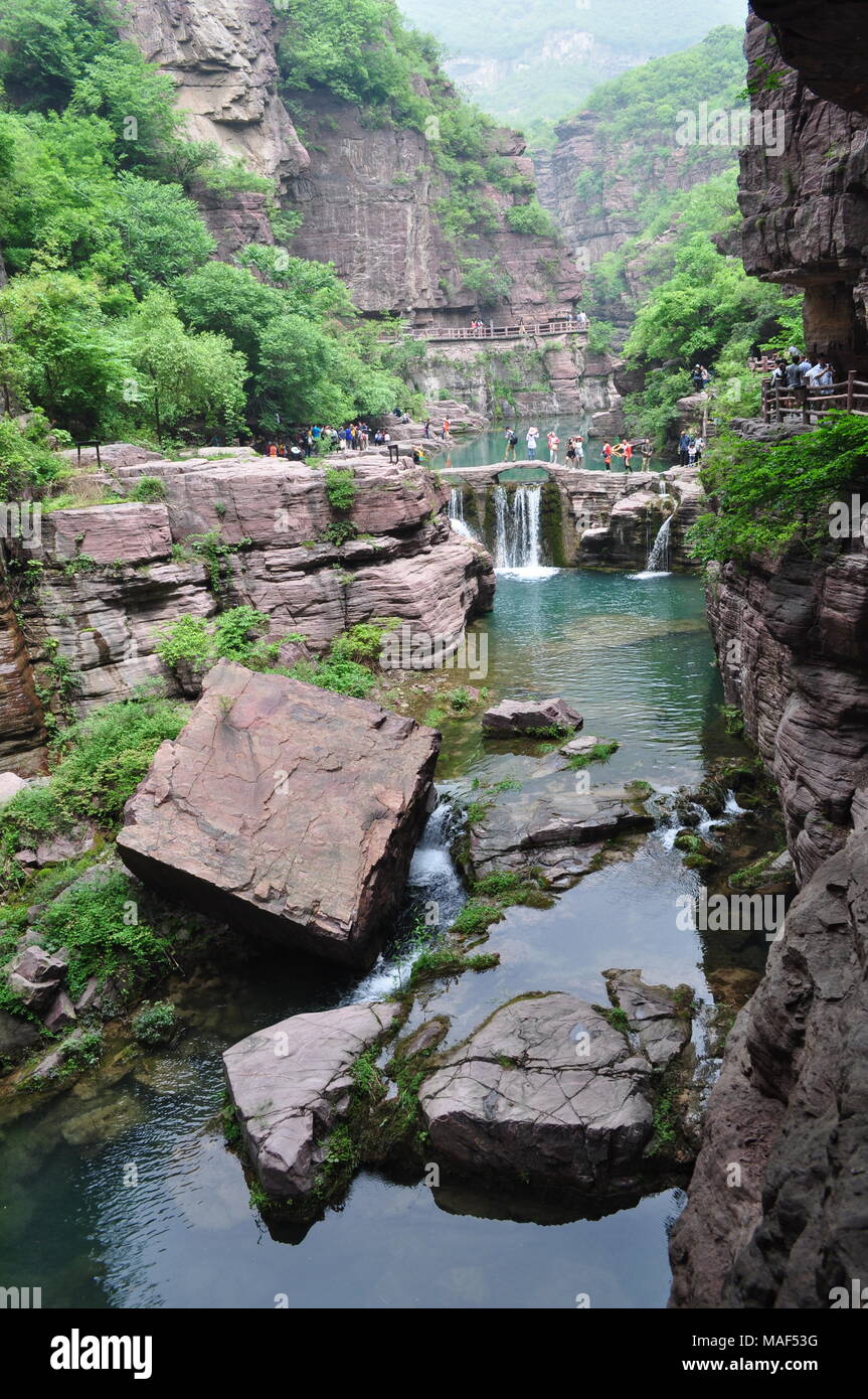 Water scenery of Yuntai Mountain, China Stock Photo - Alamy