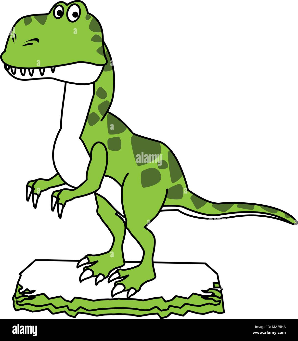 T rex cartoon Stock Vector Image & Art - Alamy