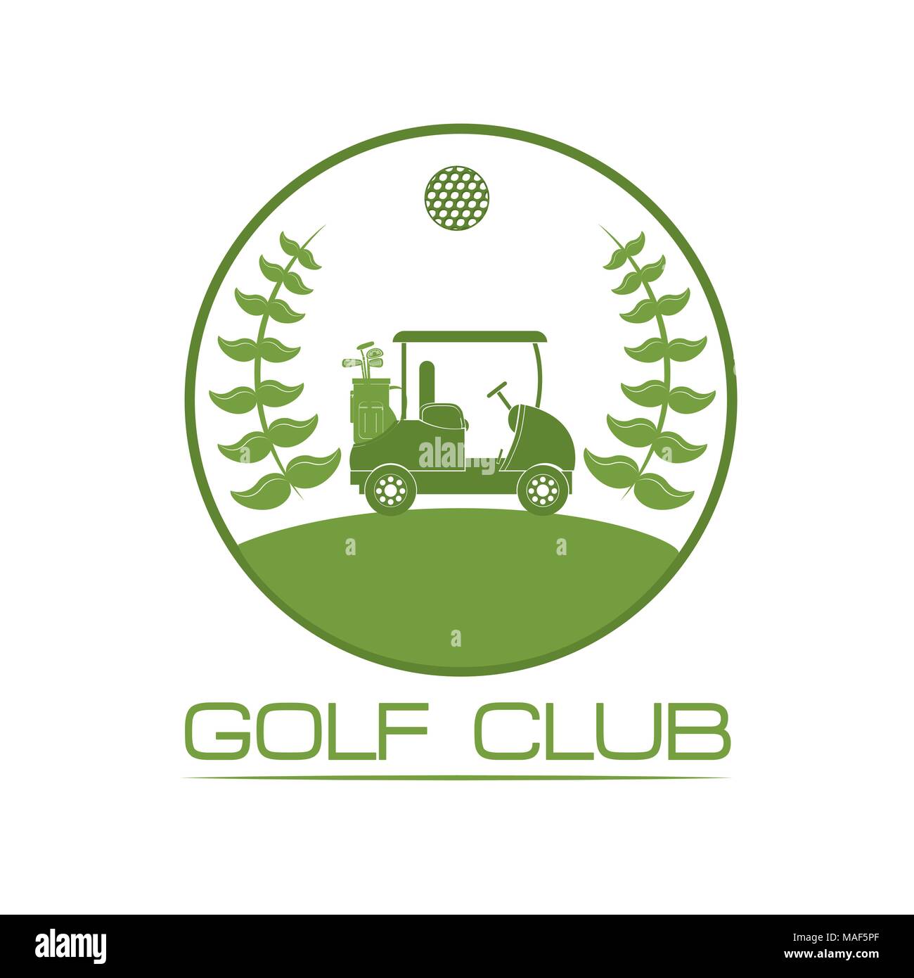 Golf club symbol vector illustration graphic design Stock Vector Image ...