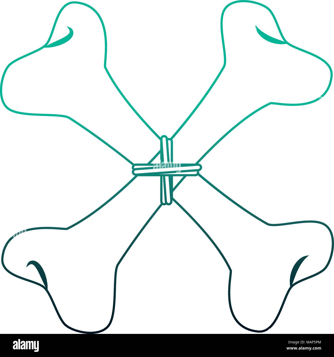 Bones crossed cartoon Stock Vector Image & Art - Alamy