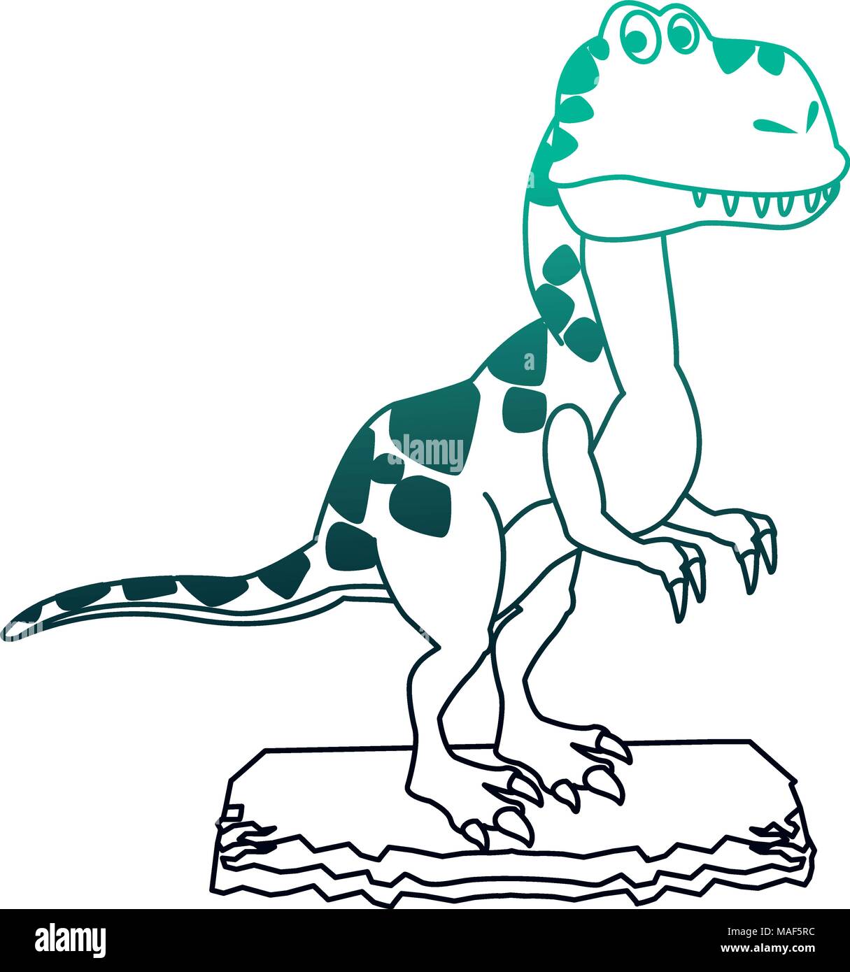 T rex cartoon Stock Vector Image & Art - Alamy