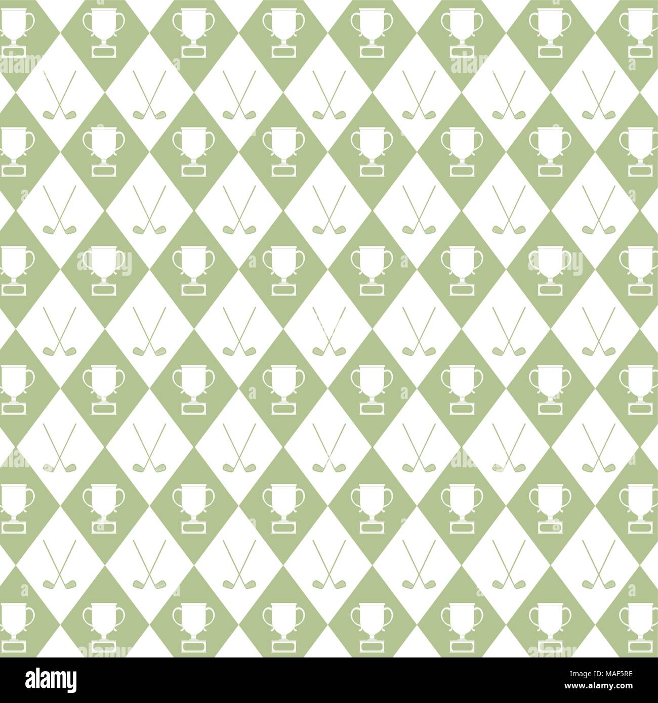Golf cups pattern background vector illustration graphic design Stock ...