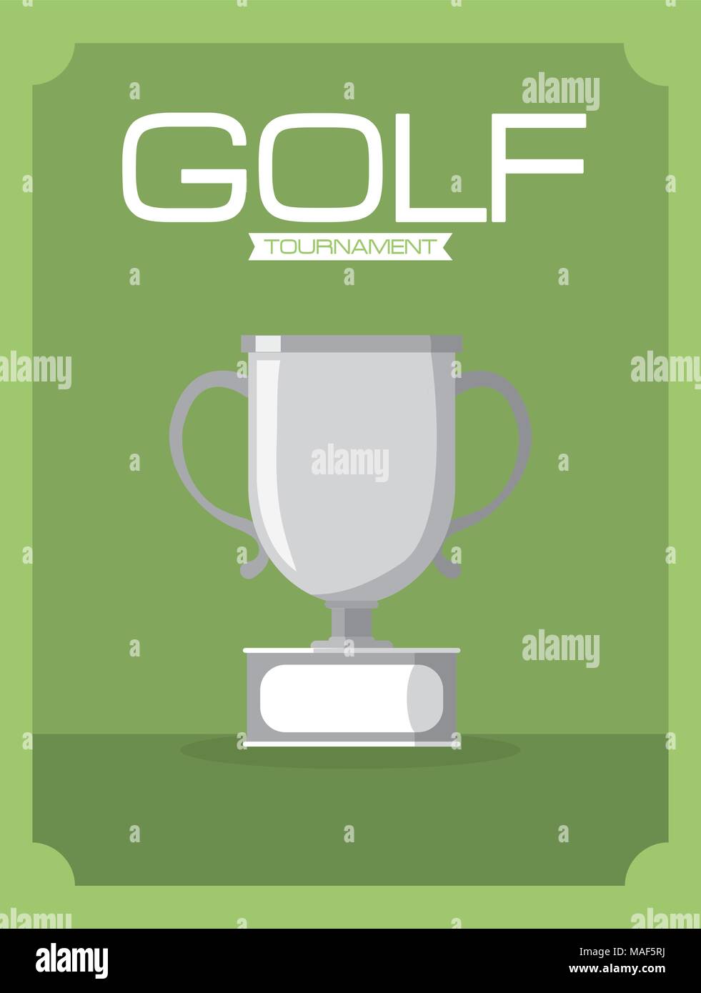 Golf sport tournament vector illustration graphic design Stock Vector ...