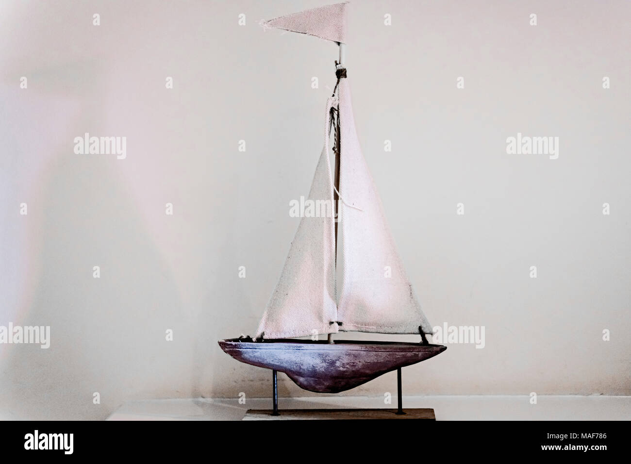 Model ship for children; Modellschiff, spielzeug Stock Photo - Alamy