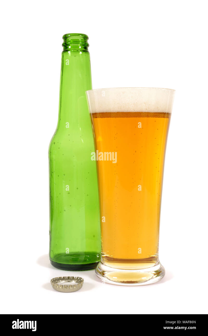 Glass lager bottle hi-res stock photography and images - Alamy
