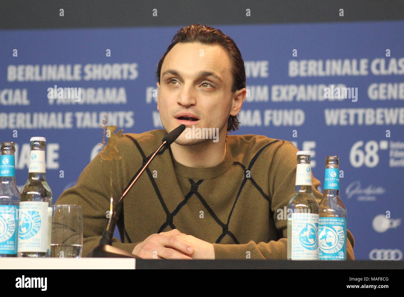 Press conference at the Grand Hyatt Hotel in Berlin/Germany for ...