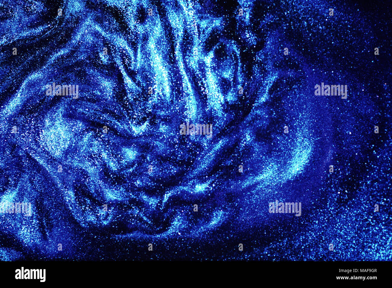 Astronomical photograph of the universe in a distant galaxy with ...