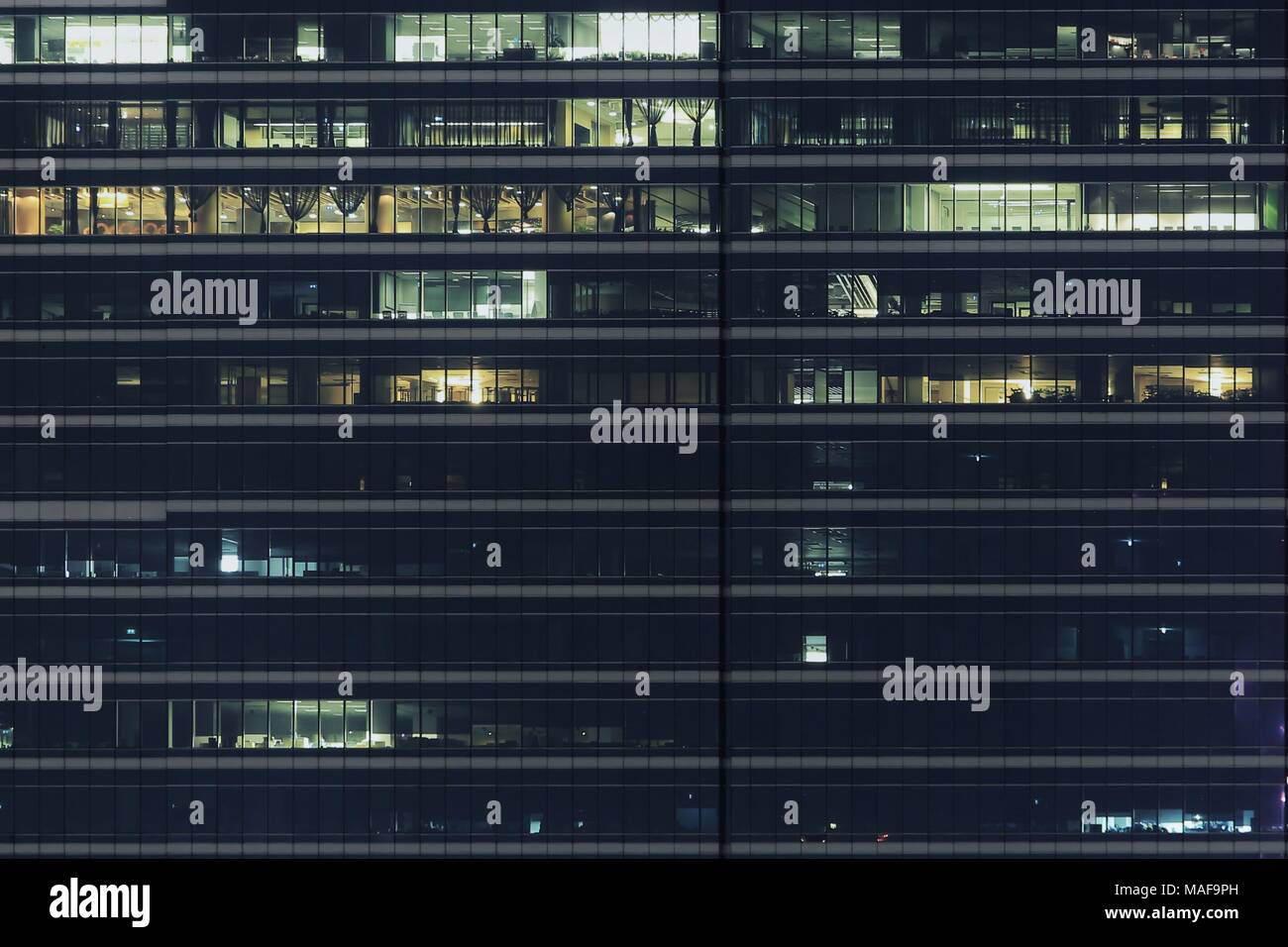 Office background night interior london hi-res stock photography and ...