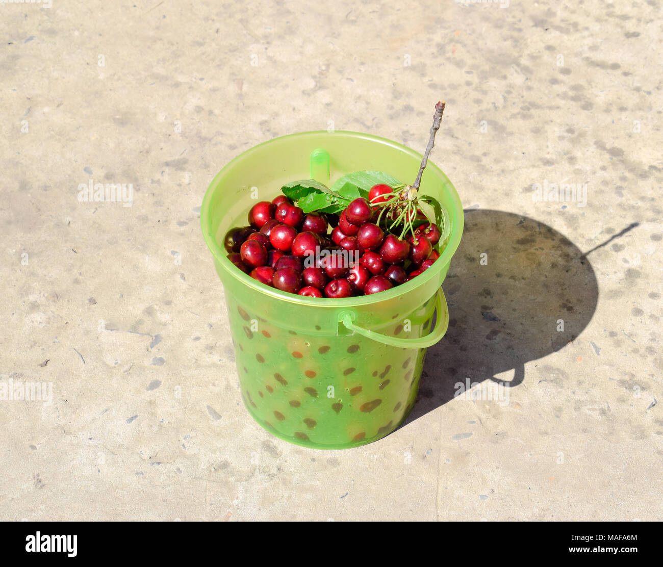 Pot full of cherries hi-res stock photography and images - Alamy