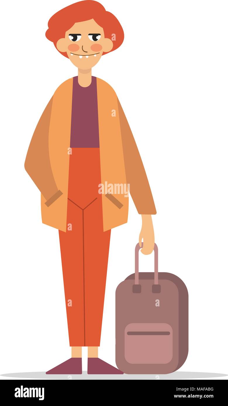 Travel clothing suitcase Stock Vector Images - Alamy