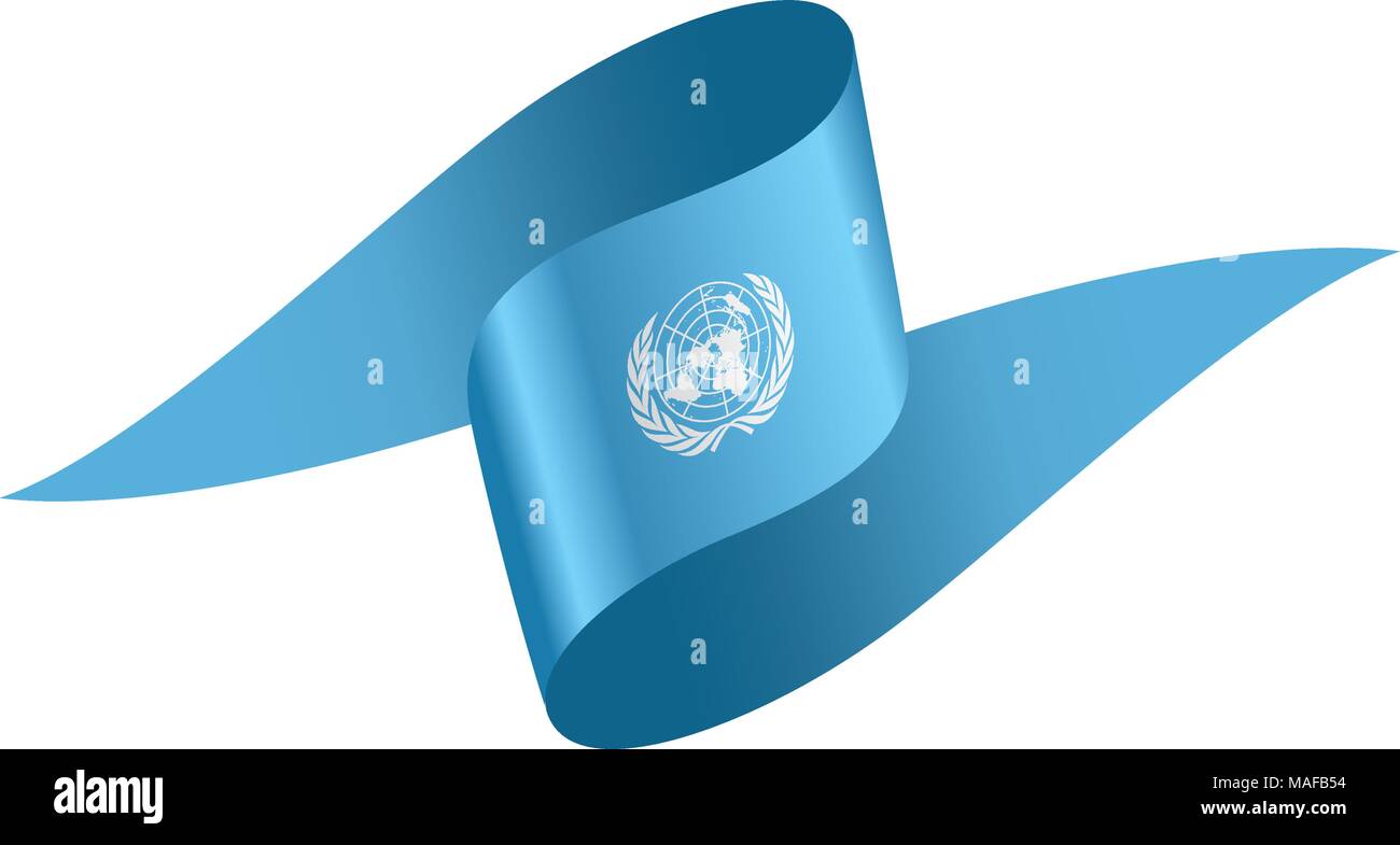 UN flag, vector illustration Stock Vector Image & Art - Alamy