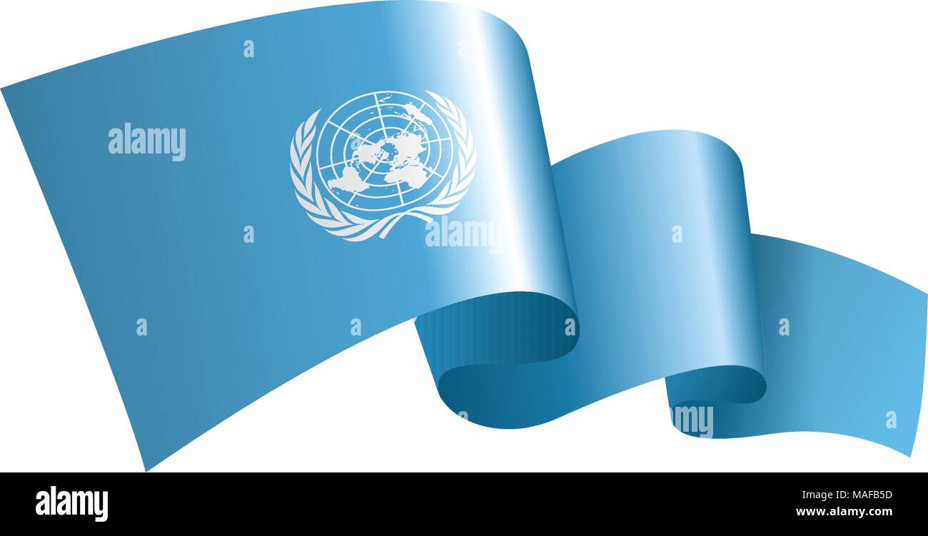 UN flag, vector illustration Stock Vector Image & Art - Alamy