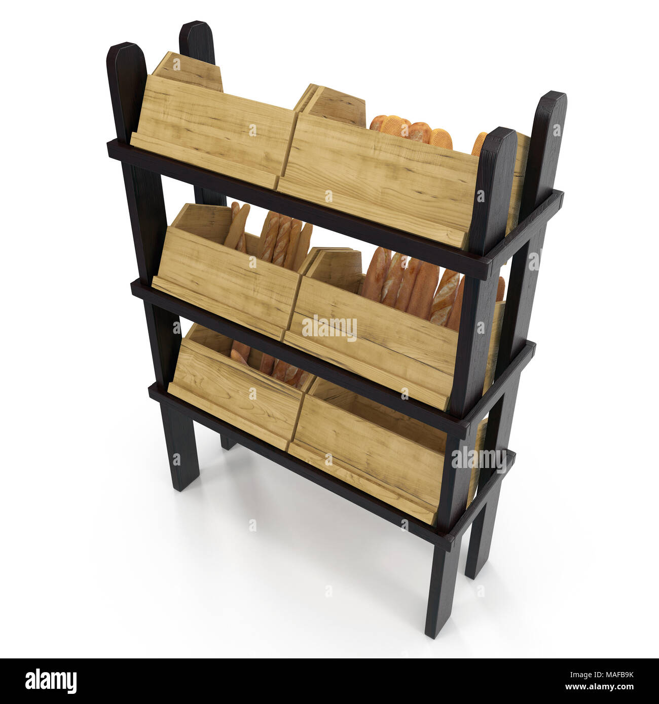 Bakery racks Cut Out Stock Images & Pictures - Alamy