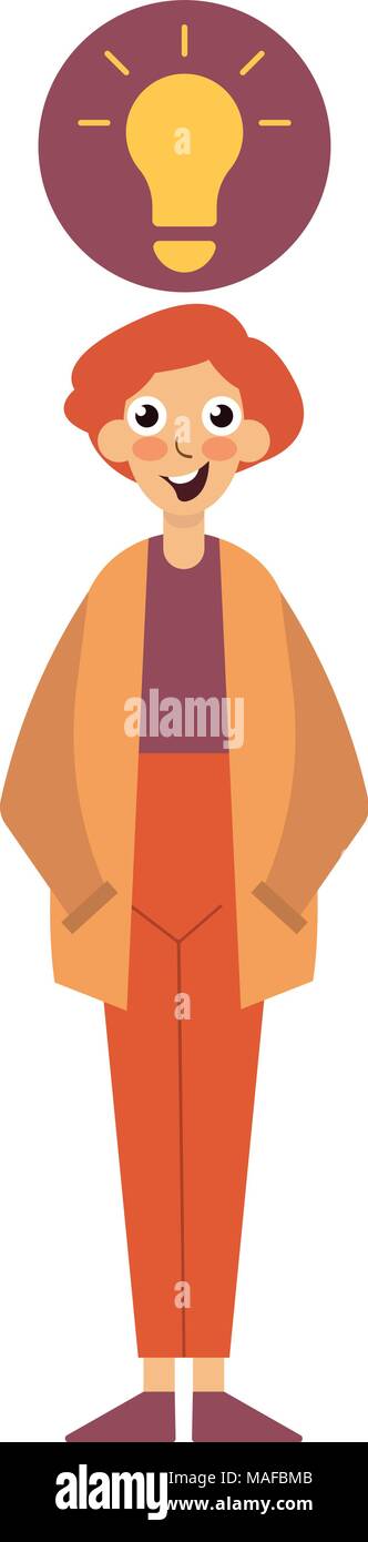 Guy and idea Stock Vector Image & Art - Alamy