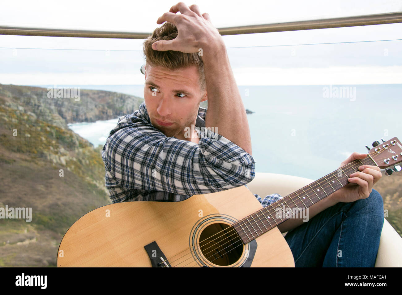 Musician on balcony hi-res stock photography and images - Alamy