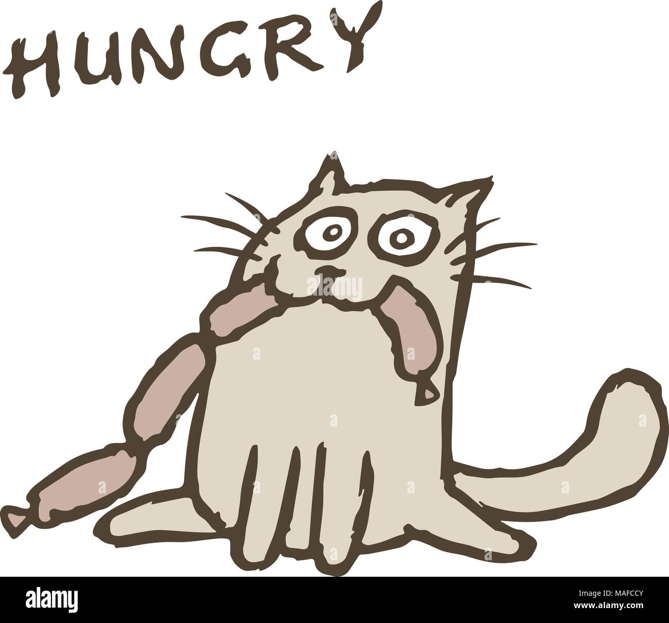 Hungry Funny Cartoon