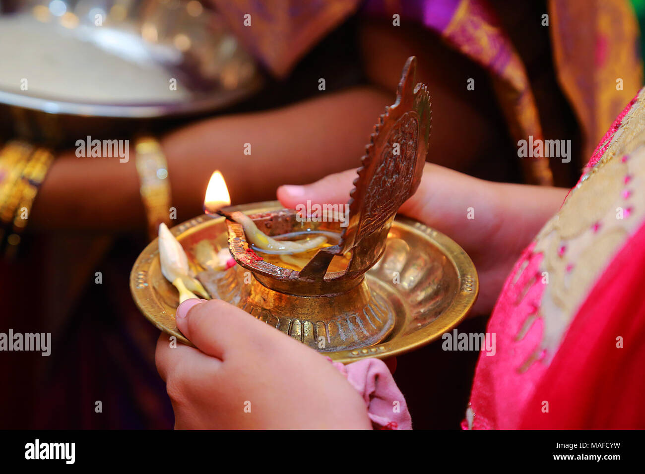 traditional South Indian wedding rituals Stock Photo - Alamy